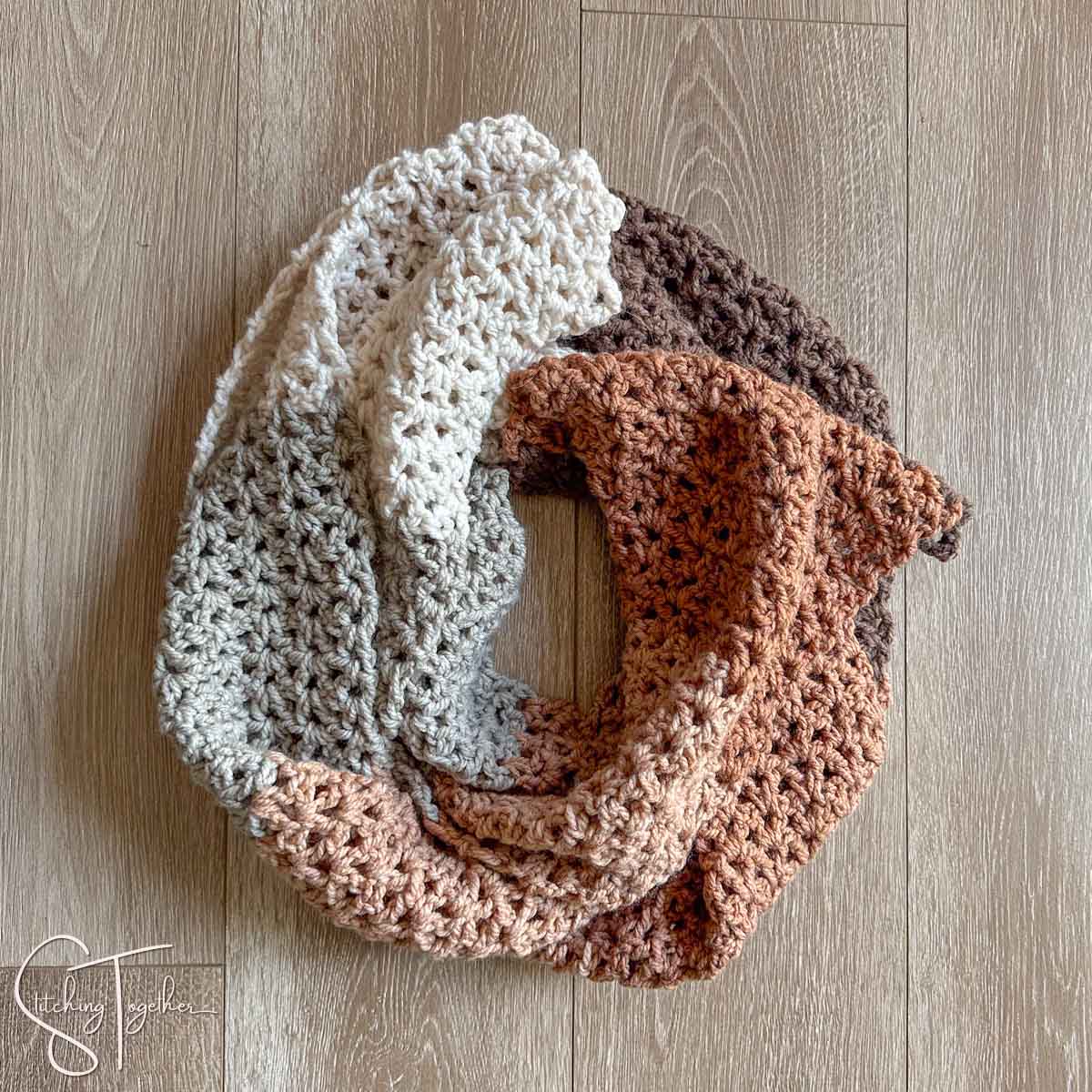 Crochet V-Stitch Scarf Pattern – Stitching Together
