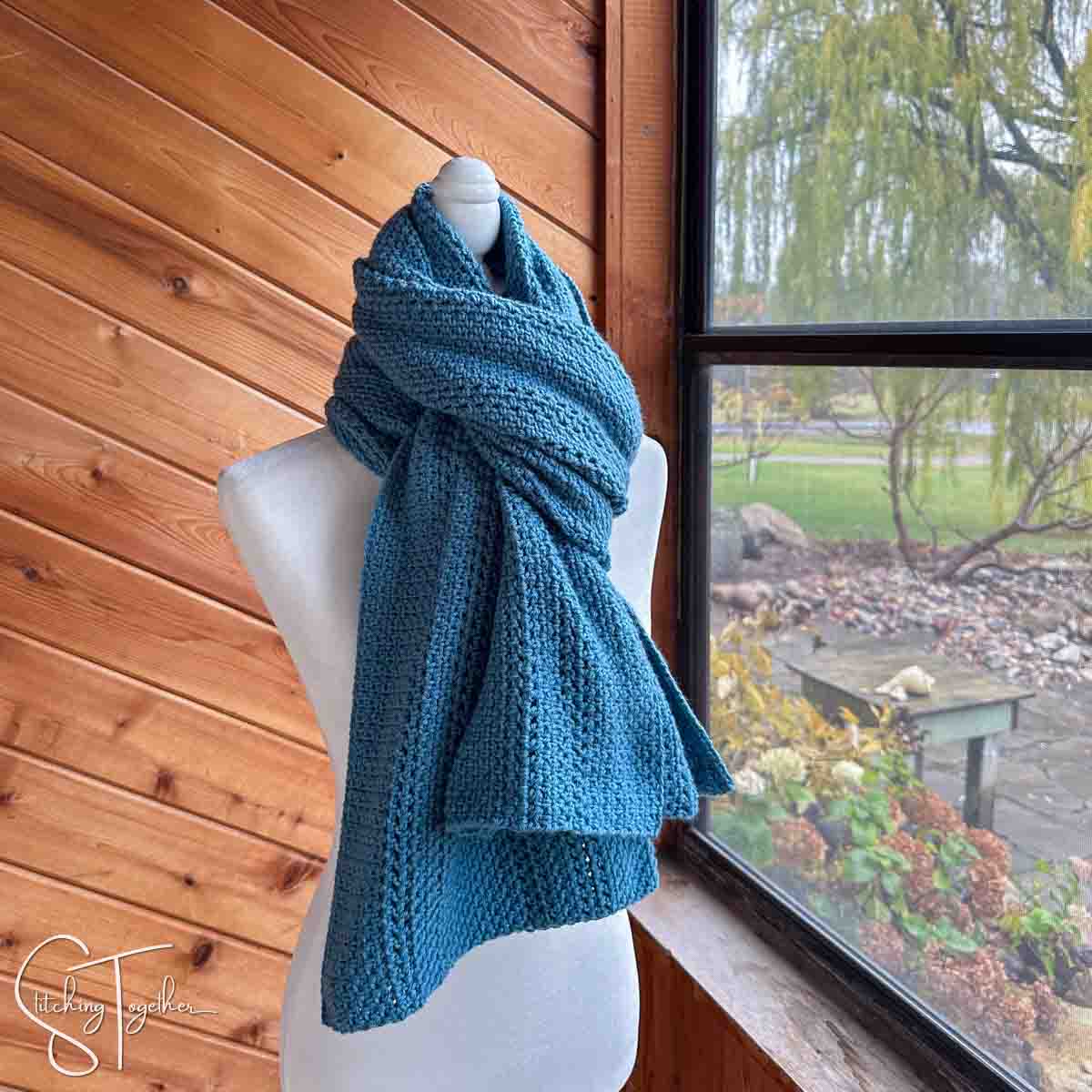 Cedar Lake Shawl Crochet Pattern – Stitching Together