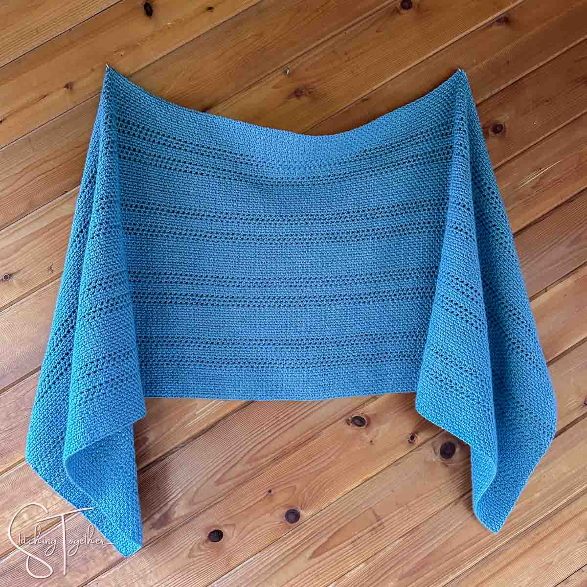 Cedar Lake Shawl Crochet Pattern – Stitching Together