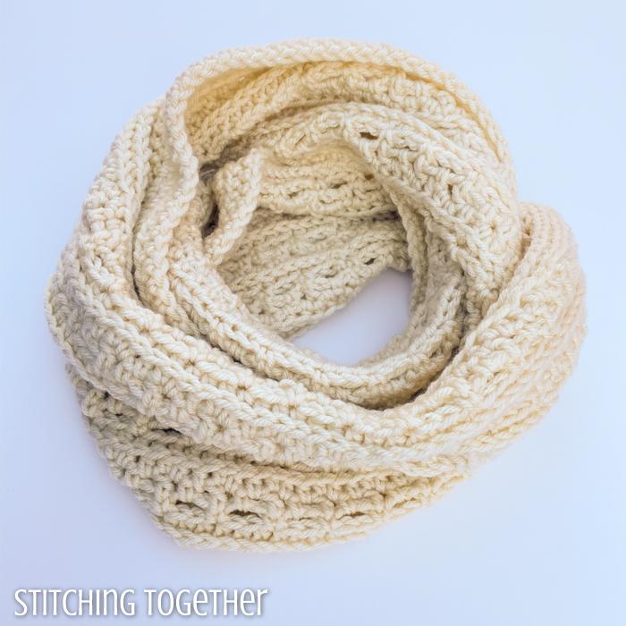 Uppercross Crochet Infinity Cowl Pattern – Stitching Together