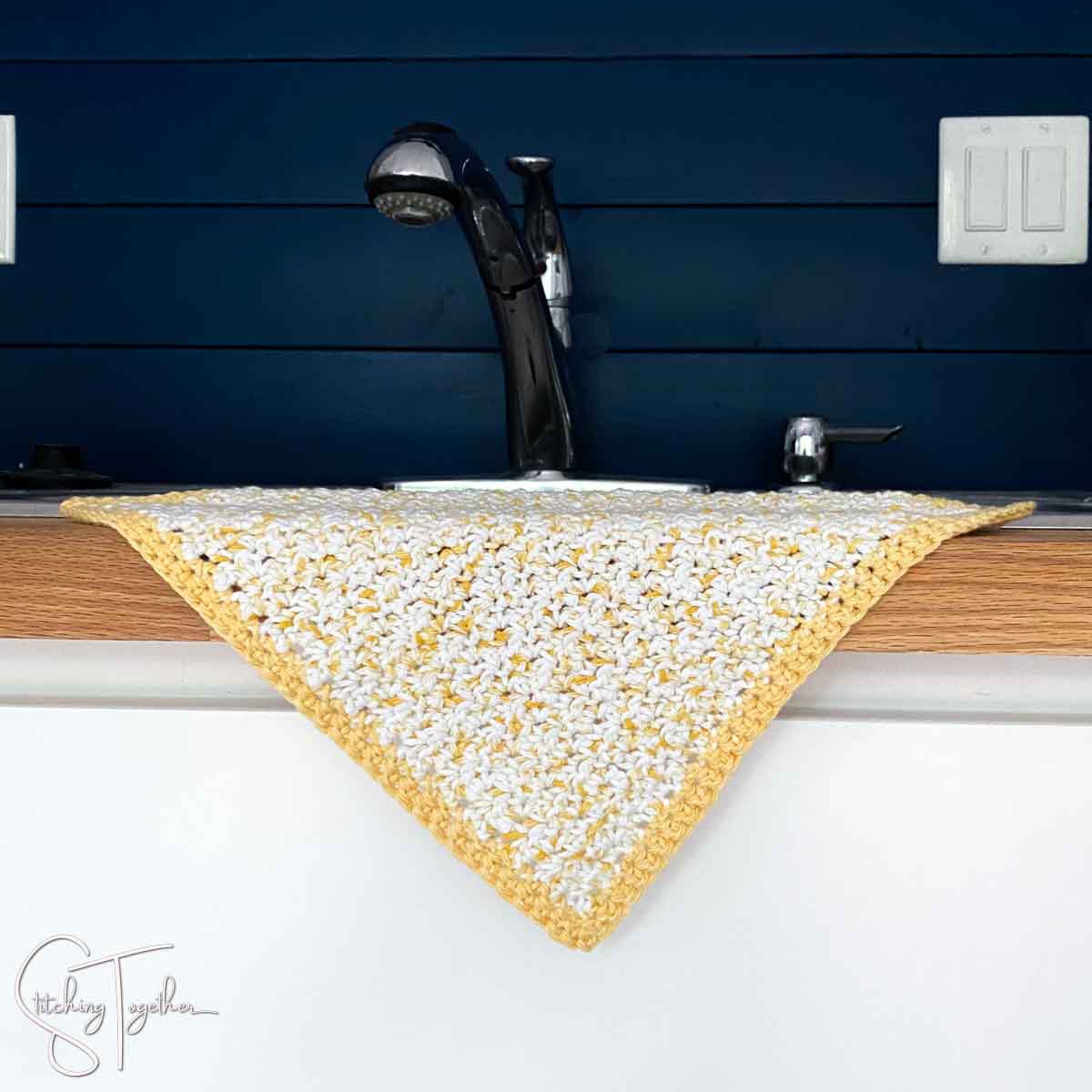 Lemon Peel Dishcloth Pattern – Stitching Together